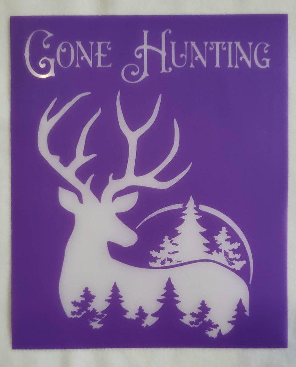 Deer Hunting Stencil Adventure Stencil Reusable - Etsy