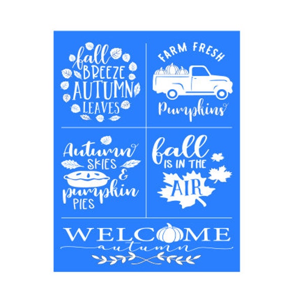 Fall Stencils - Etsy