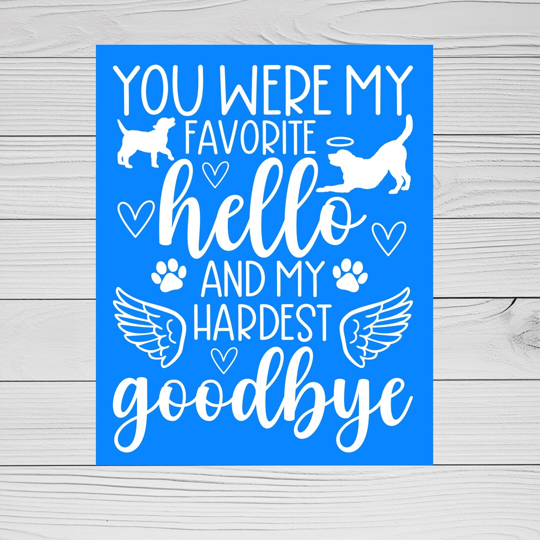 Dog Memorial Stencil | Reusable Adhesive Silkscreen Stencil | Wood ...