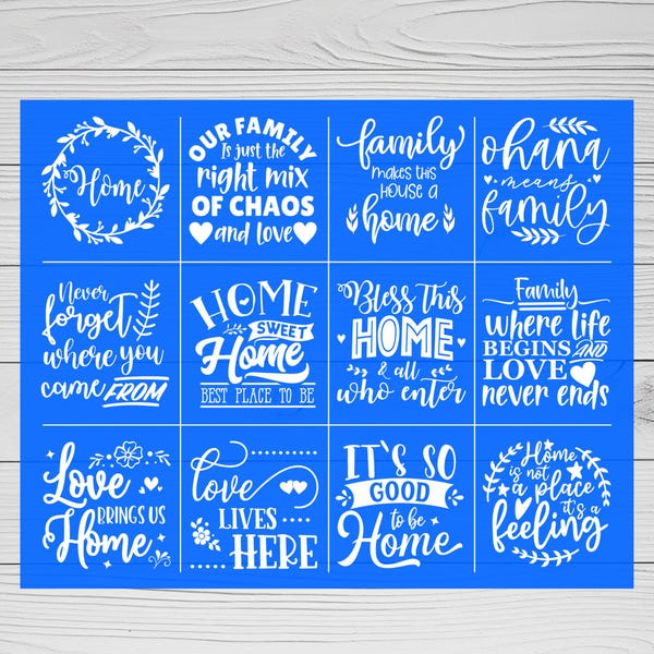Reusable Stencils for Wood Signs - Etsy