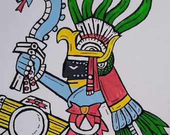 Huitzilopochtli Art - Etsy