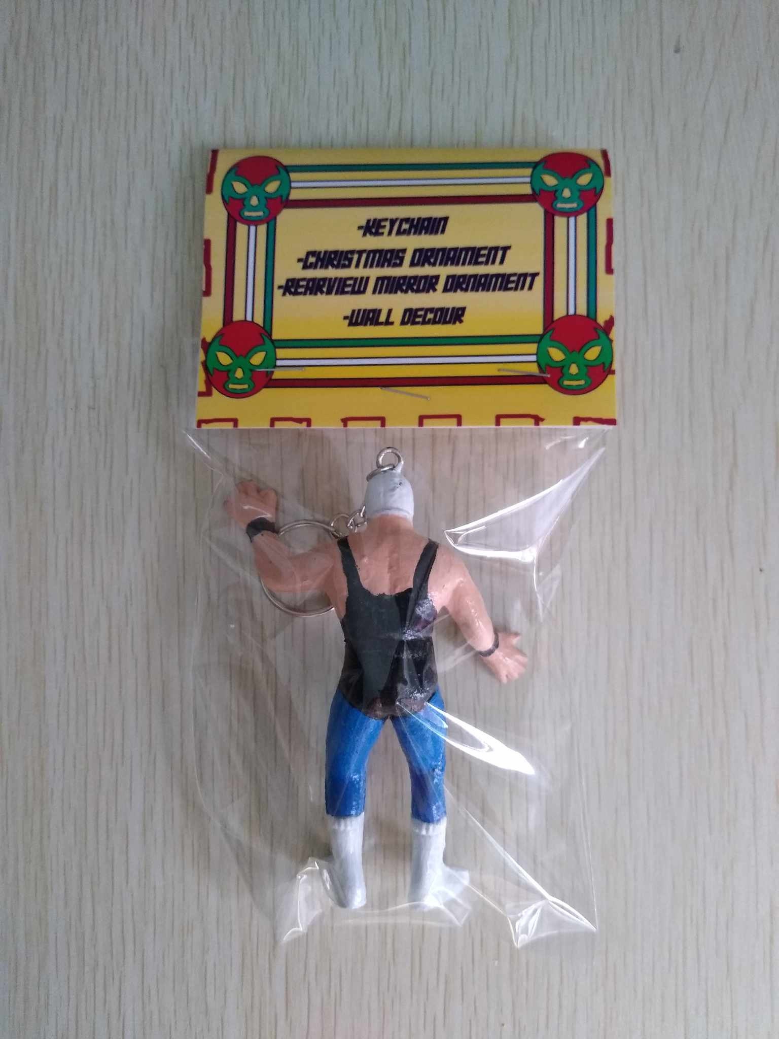 Atlantis Luchador Action Figure Keychain - Etsy