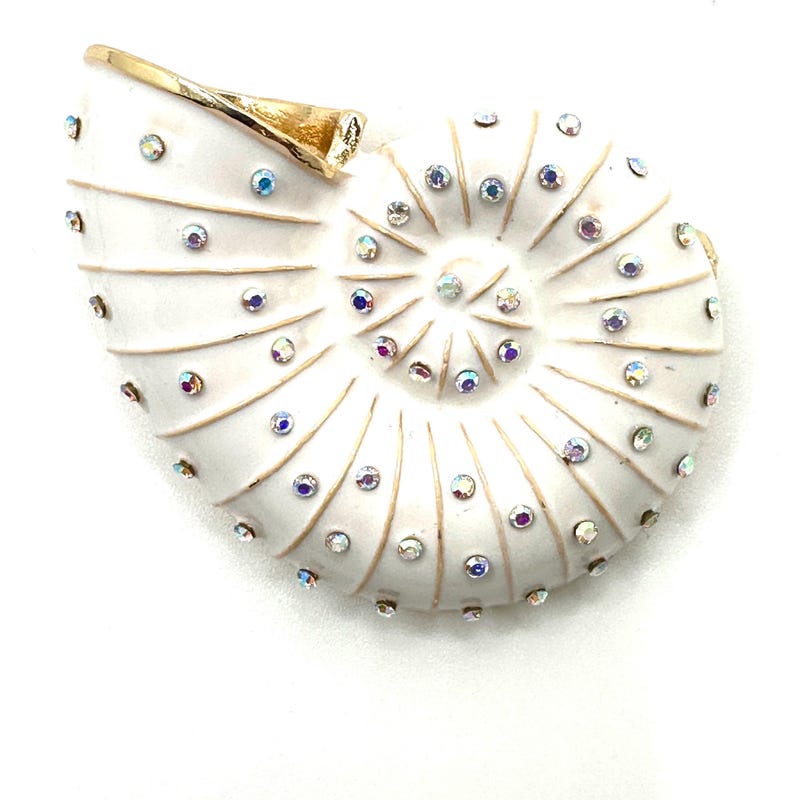 Seashell Brooch - Etsy