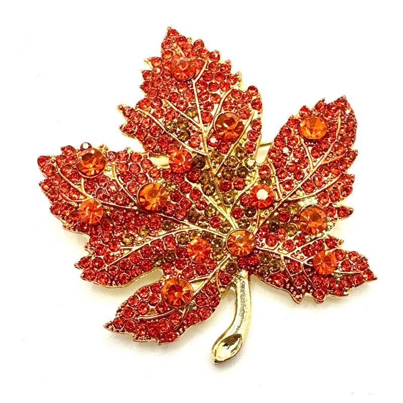 Autumn Leaf Brooch - Etsy