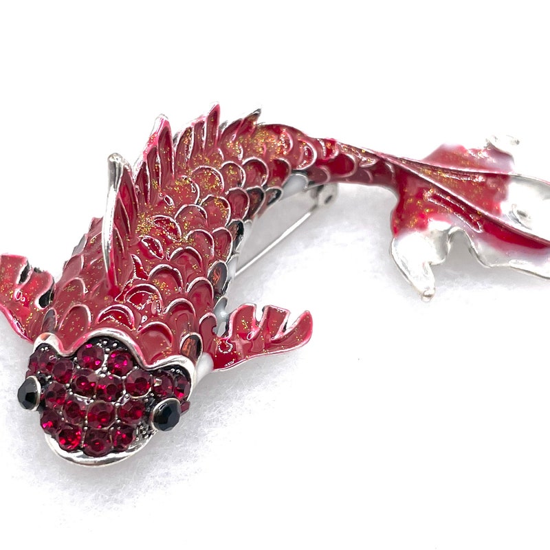 Koi Fish Brooch - Etsy