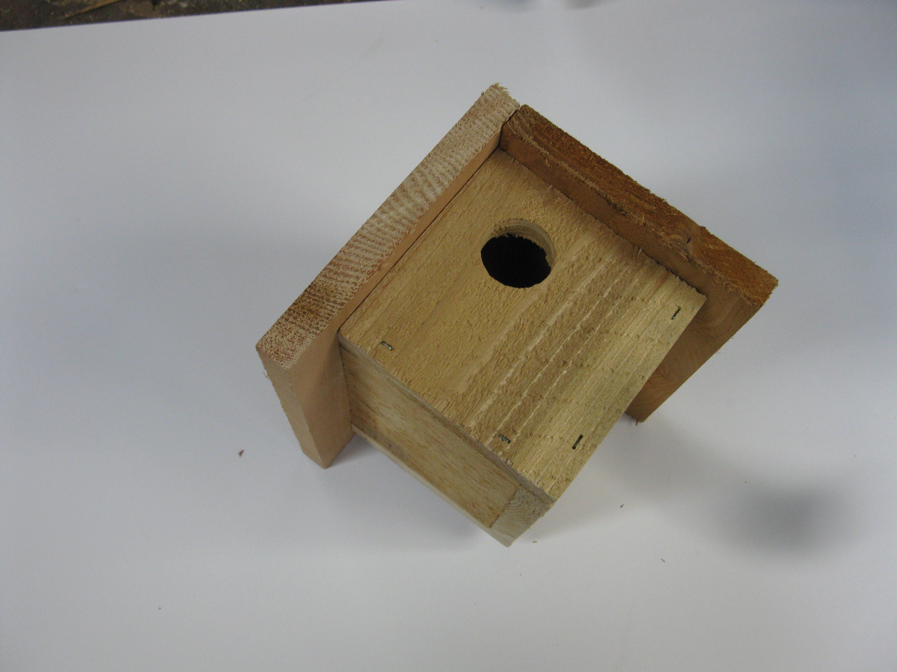 Wren Bird House Nesting Box All Natural Rough Sawn Western Red Cedar ...