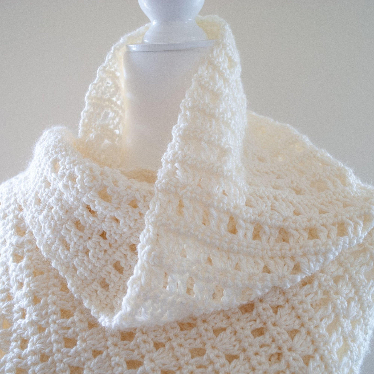 Easy Rectangular Crochet Shawl Pattern Crochet Pdf Pattern - Etsy