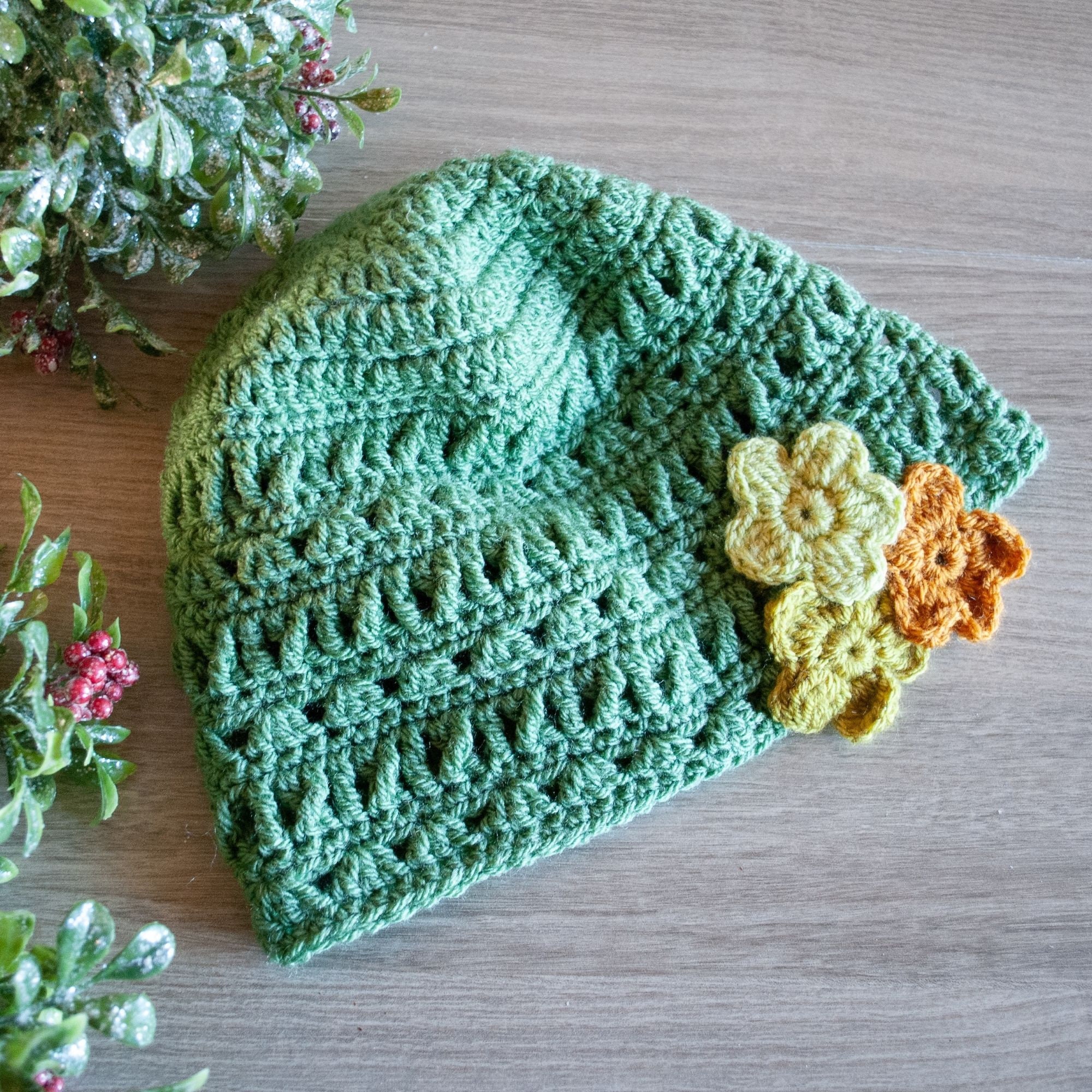 Lace Crochet Hat Pattern Gift for Her Instant Download | Etsy