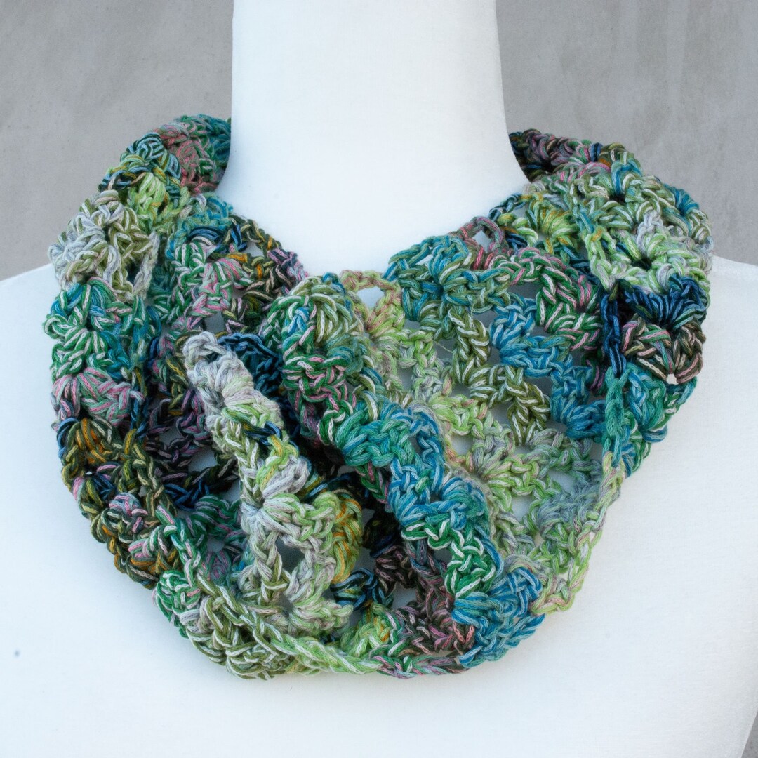 Crochet Cowl Pattern for Worsted Weight Yarn, PDF Pattern Instant ...