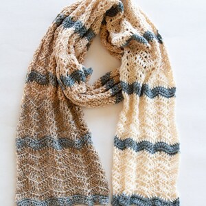 Gradient Yarn Crochet Pattern Scarf Gift for Her, Crochet Pdf Pattern ...