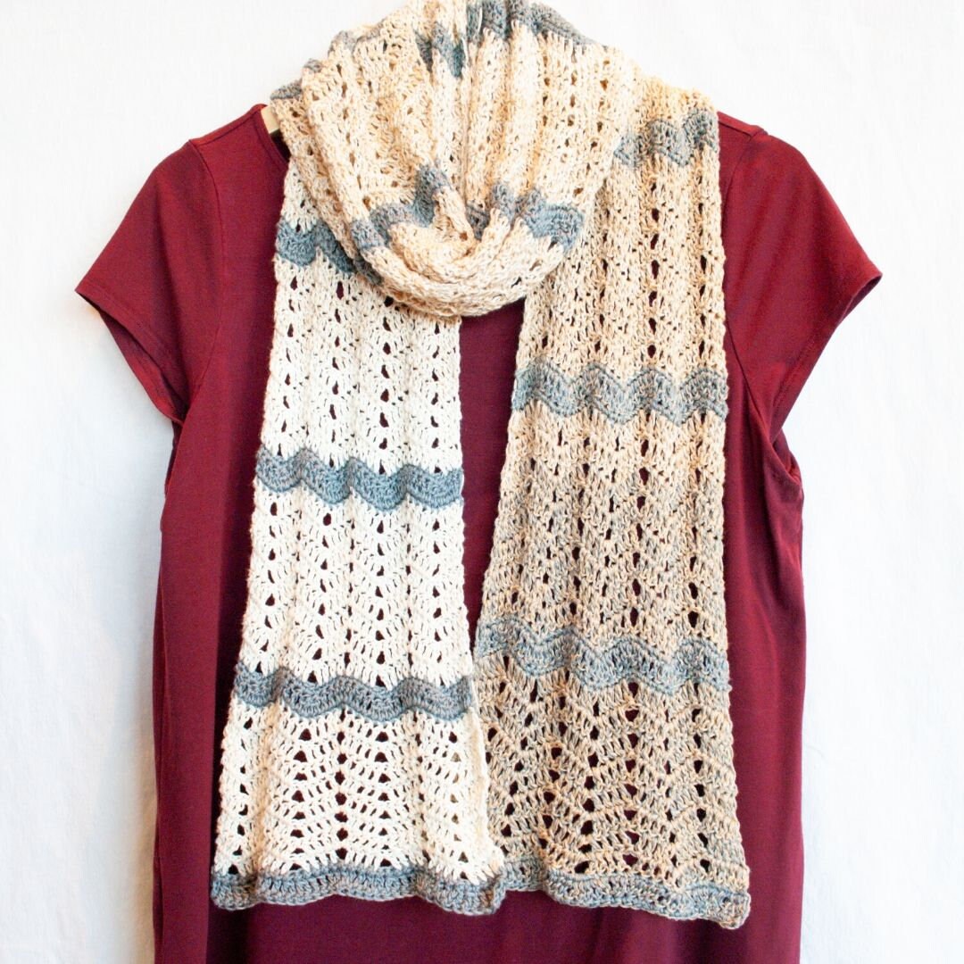 Gradient Yarn Crochet Pattern Scarf Gift for Her Crochet Pdf | Etsy