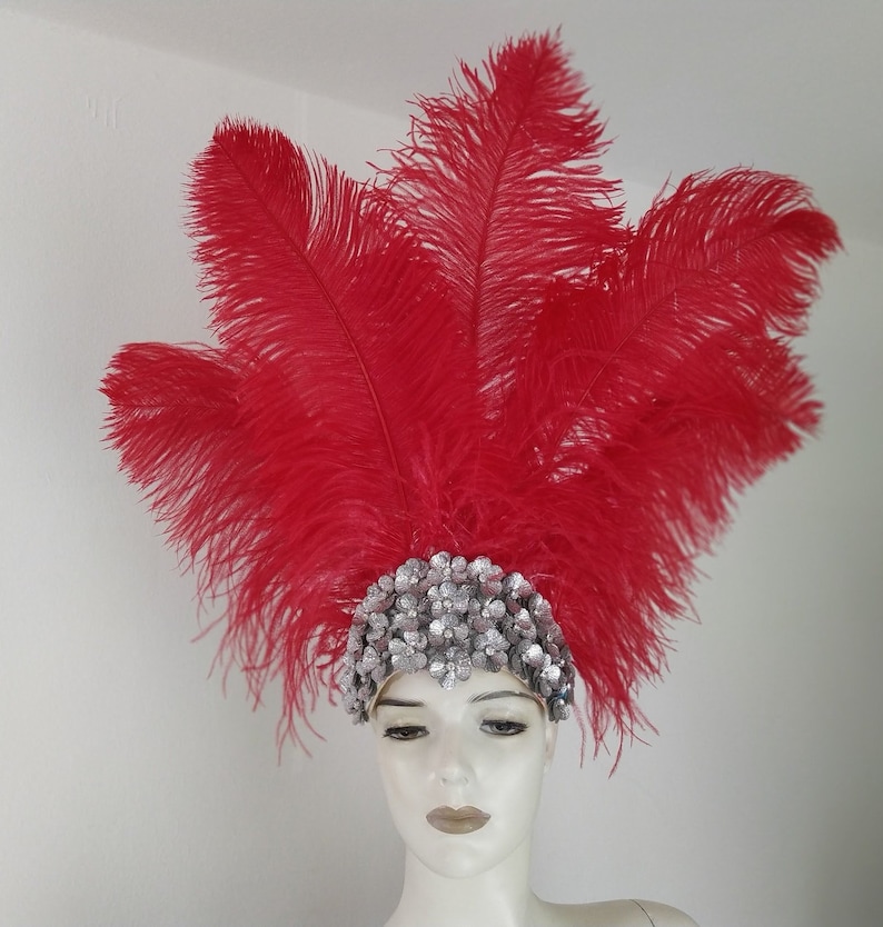 Carnival FEATHERS Open Face Crown to Choose From Feather Headpiece ...