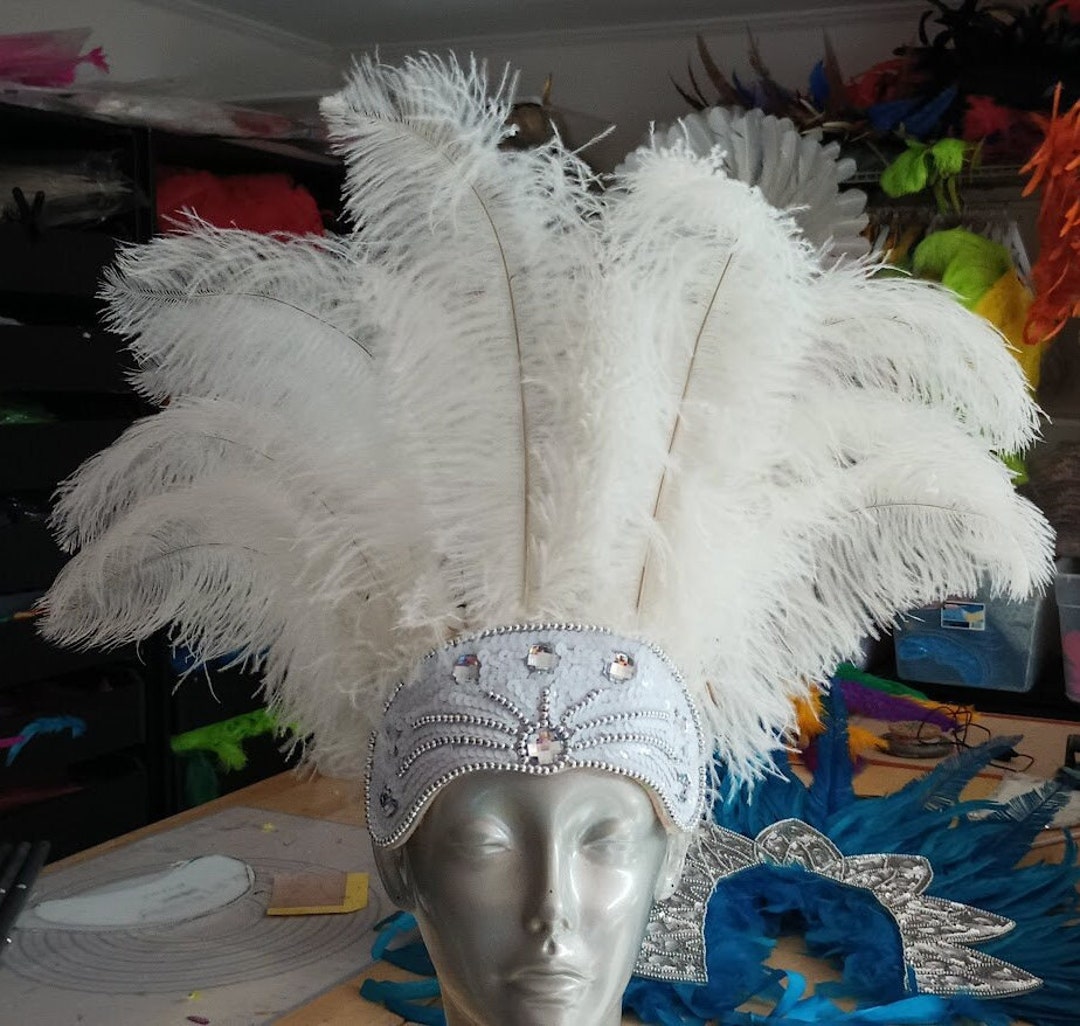 Carnival FEATHERS Carnival Crown Made in USA Ships From Miami Florida ...