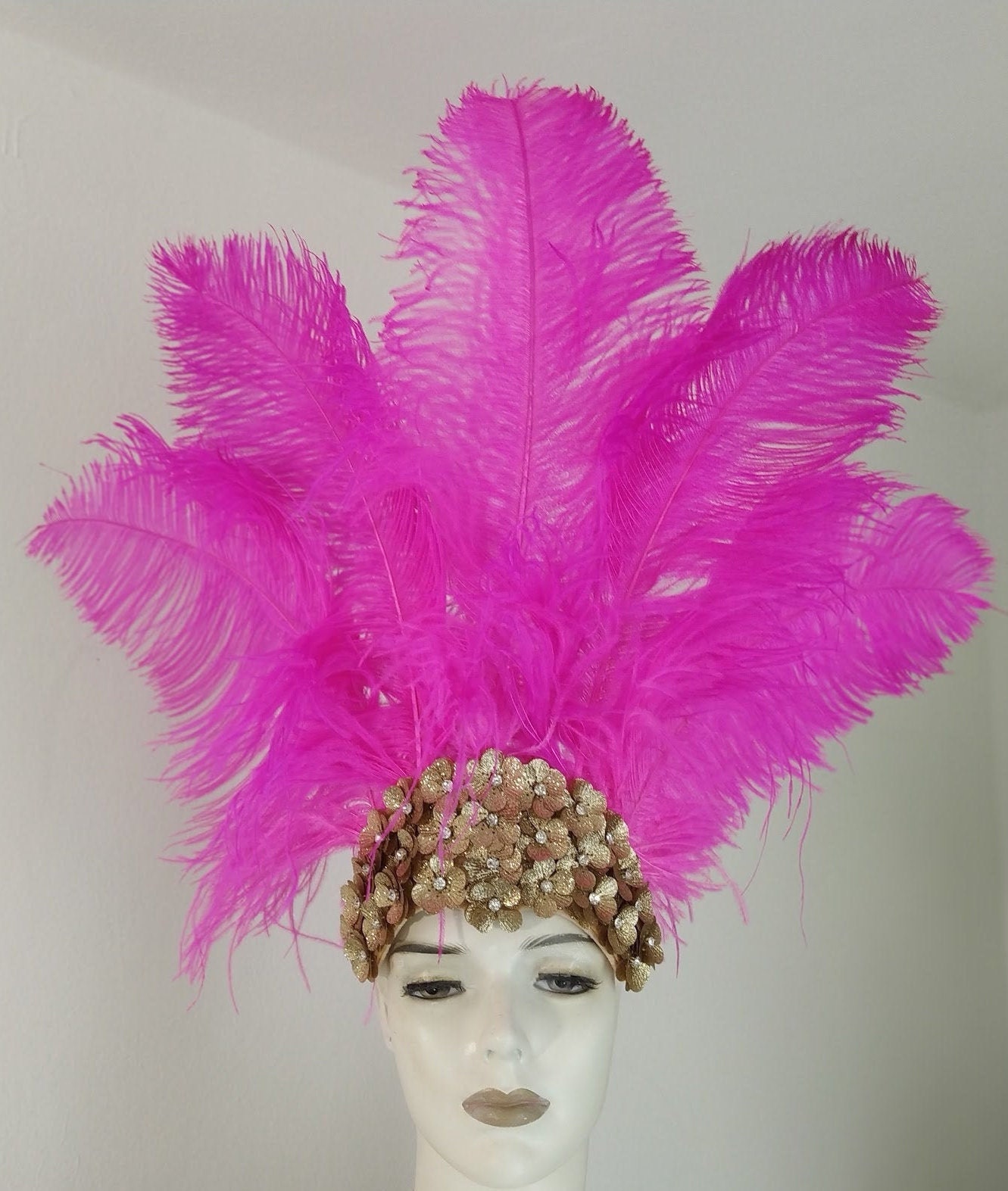 Carnival FEATHERS Open Face Crown to Choose From Feather Headpiece ...