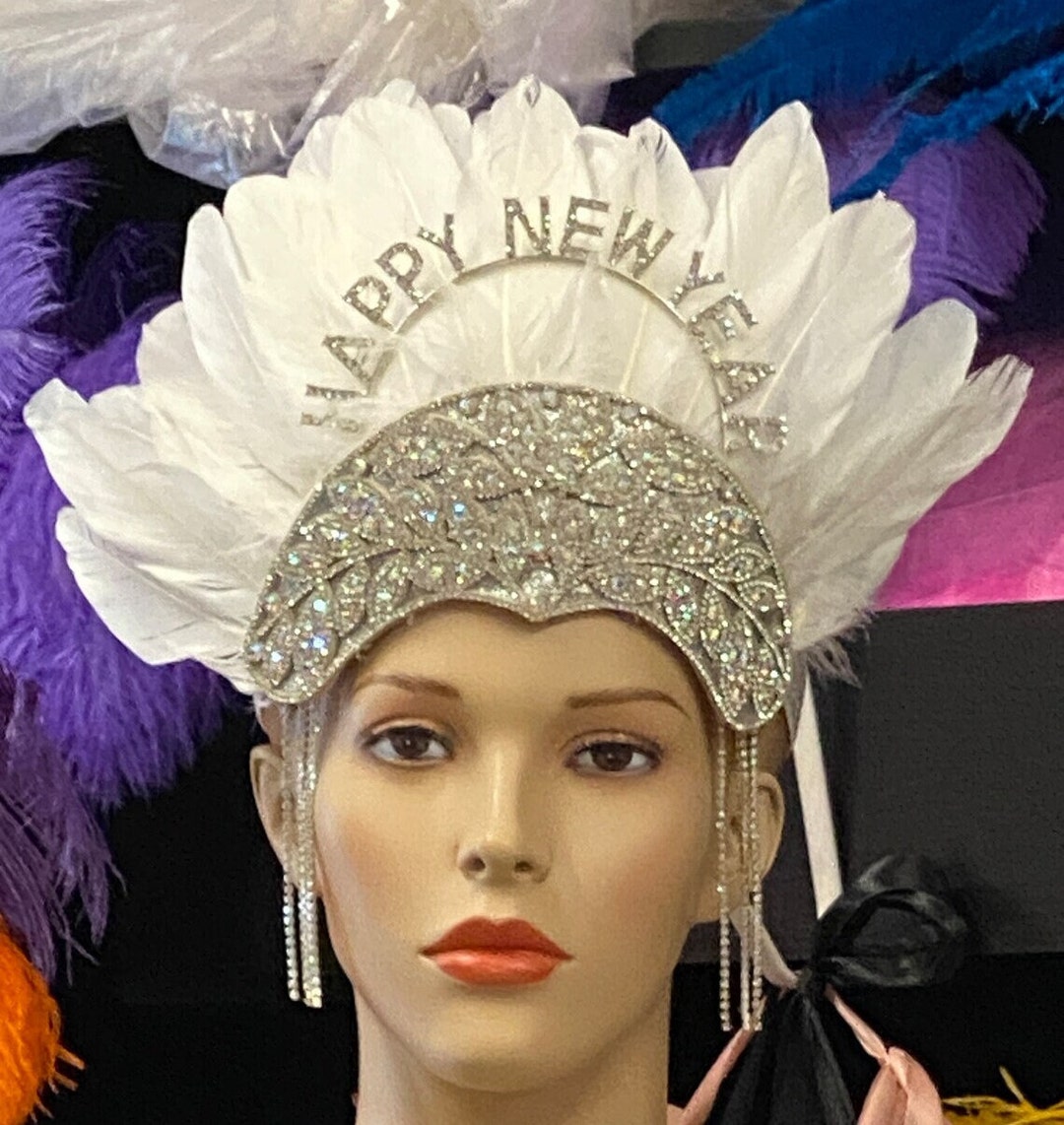 2025 Crown Happy New Year Carnival FEATHERS Carnival Crown Elegant One ...