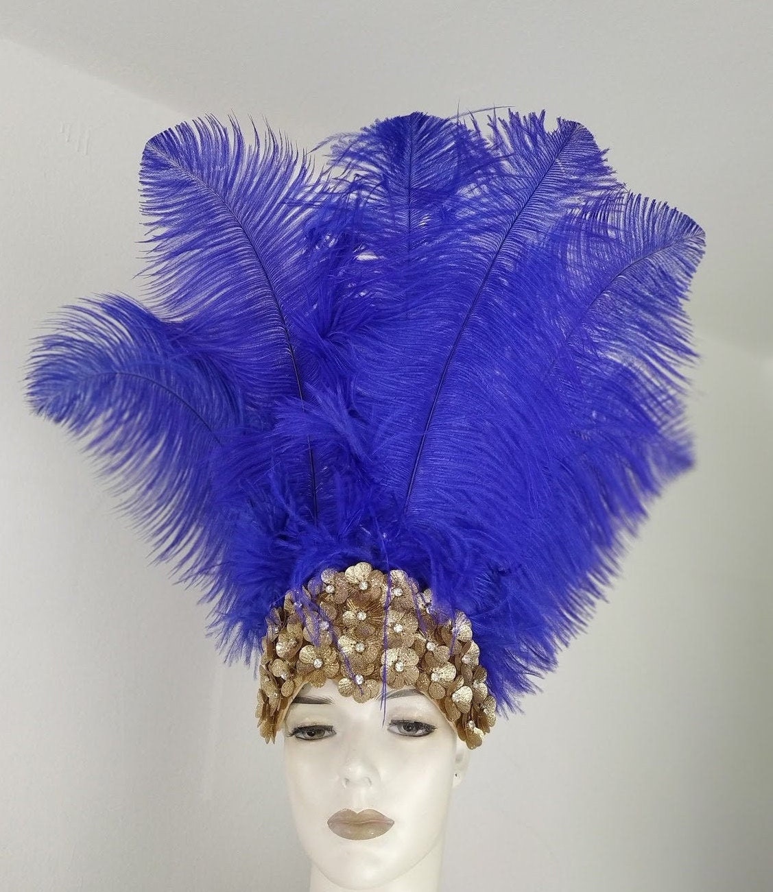 Carnival FEATHERS Open Face Crown to Choose From Feather Headpiece ...