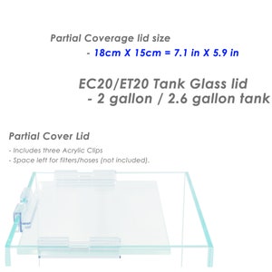 HIRO Aquatics Rimless Aquarium Lids, Low Iron Glass, Extra Clear Lids ...