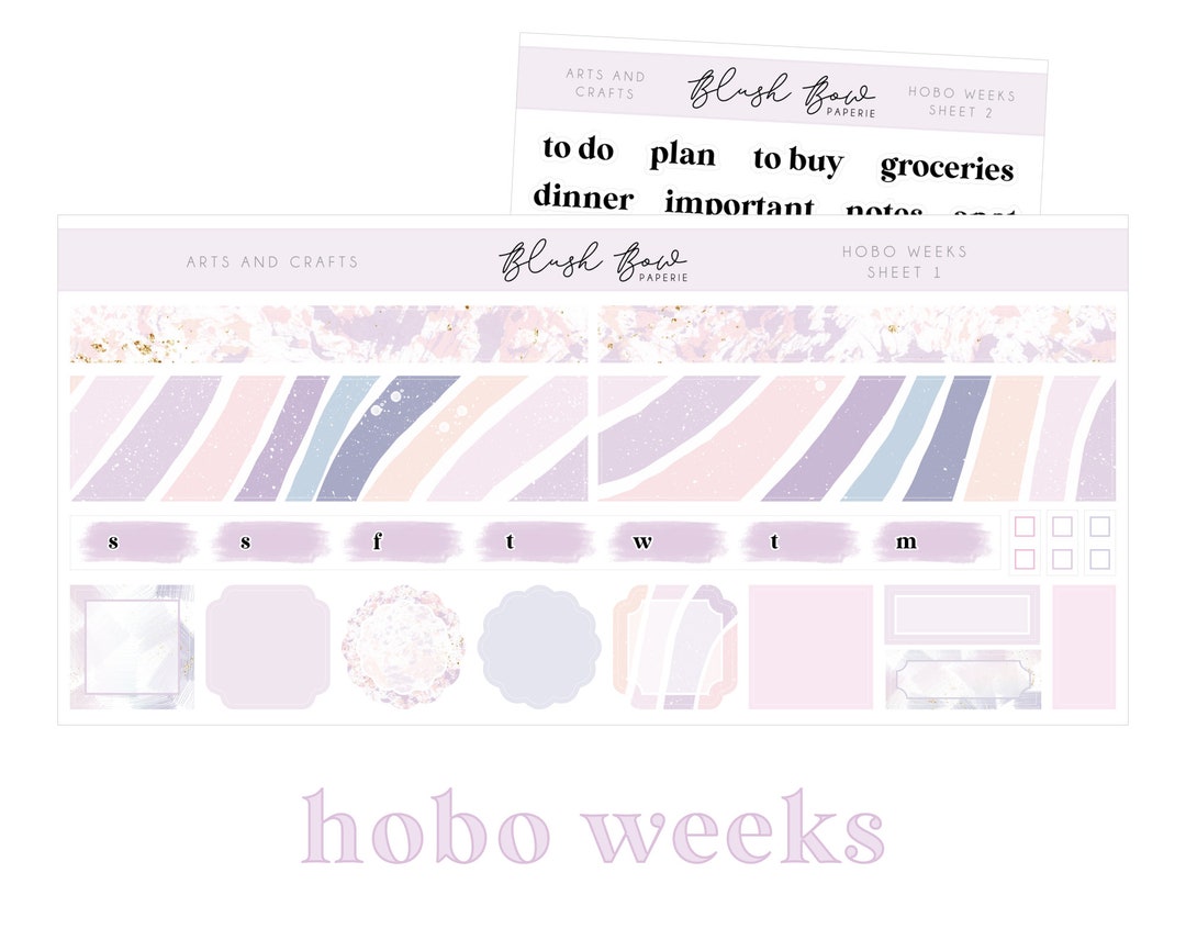 HOBO W Arts and Crafts Kit Sticker Kit Stickers for - Etsy