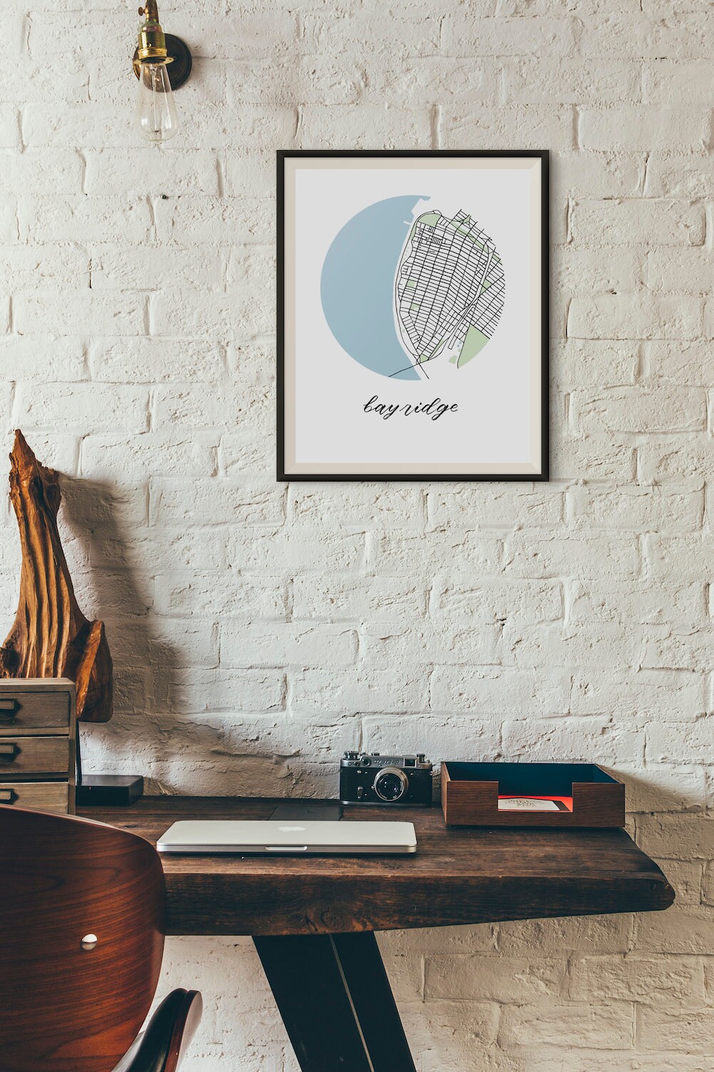 Bay Ridge Map | Illustrated 8"x10" Brooklyn, NYC Neighborhood Print - Etsy