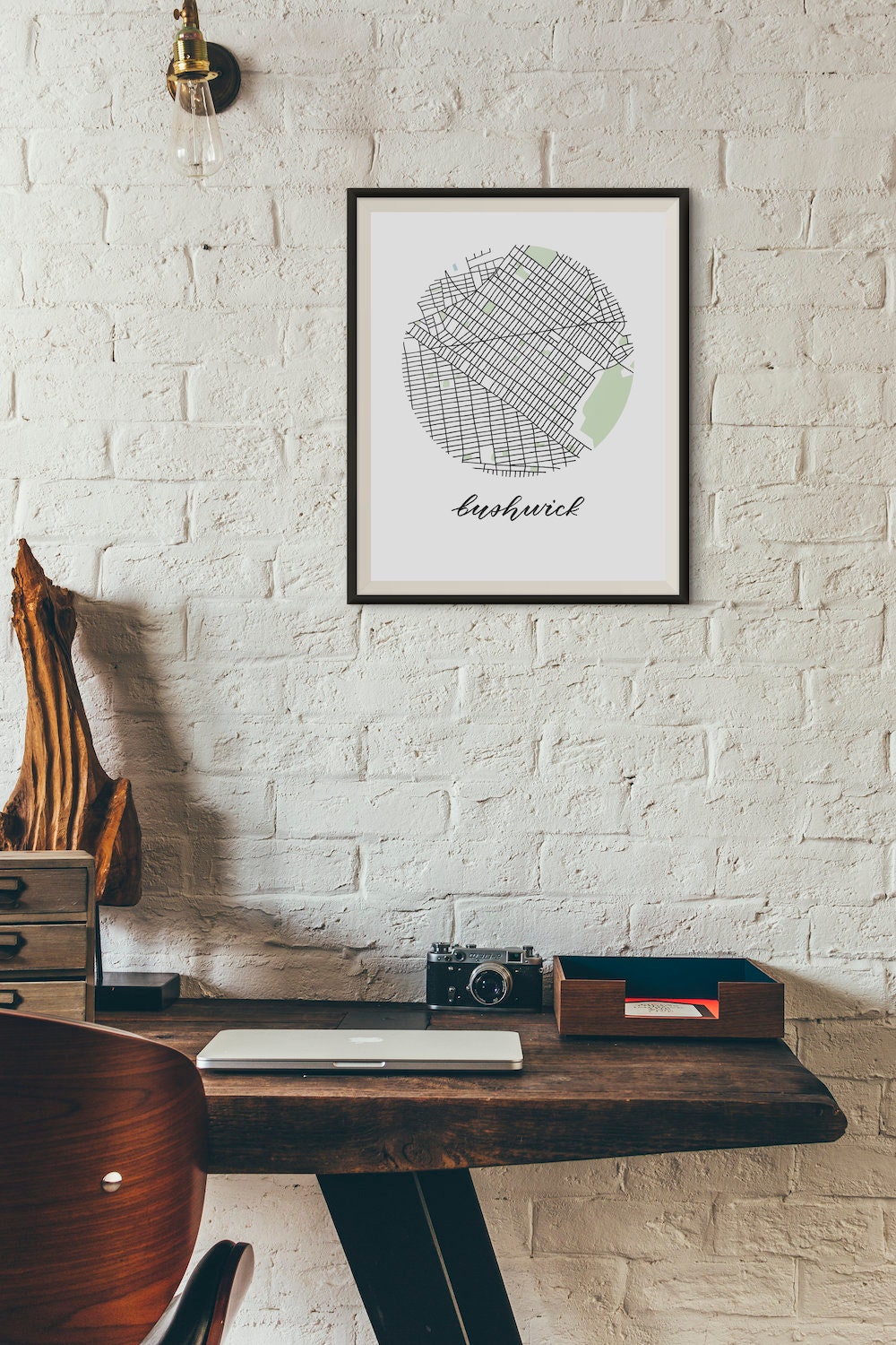 Bushwick Map | 8"x10" Illustrated Brooklyn, NYC Neighborhood Print - Etsy