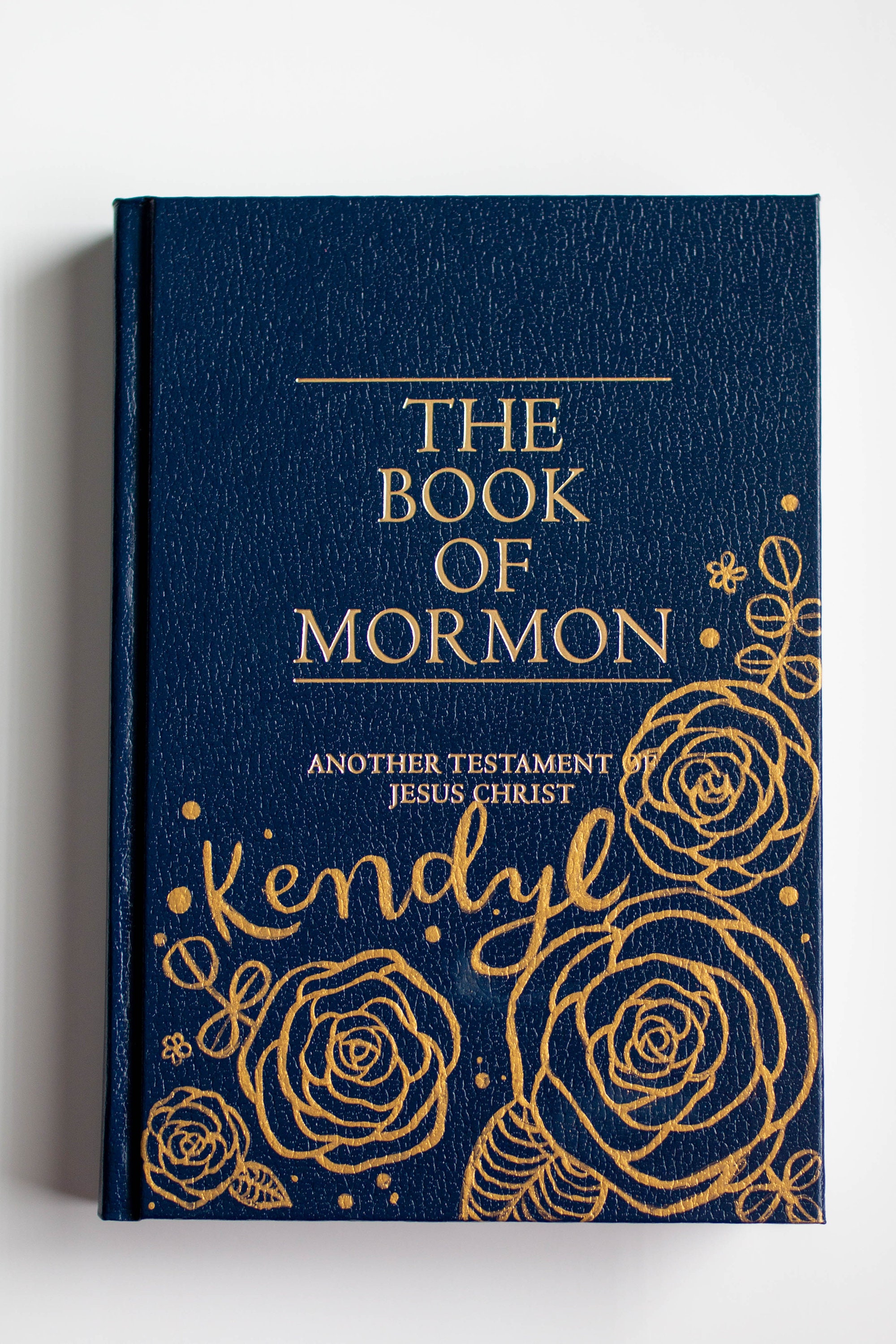 Customized Handpainted Book of Mormon - Etsy
