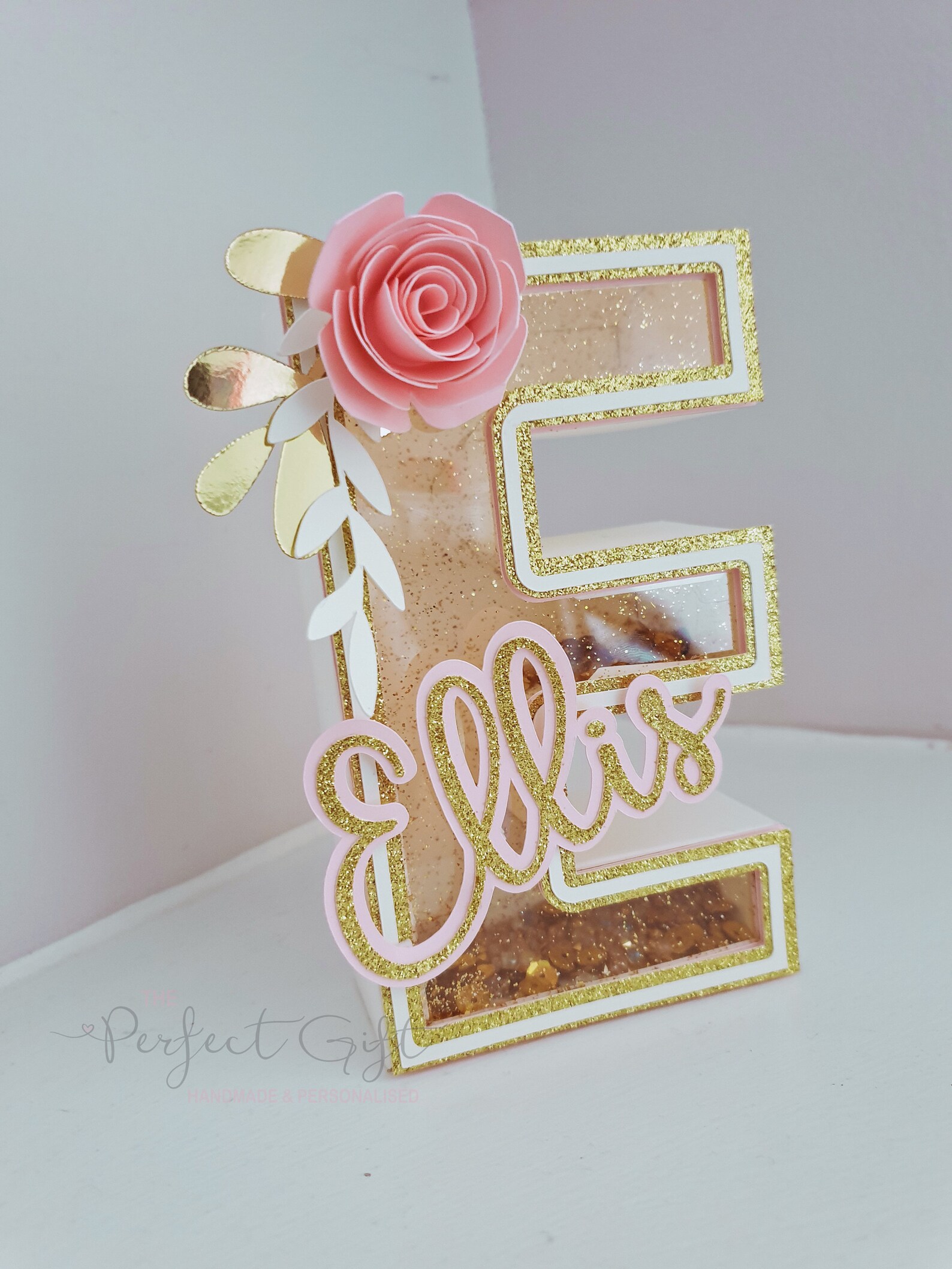 Personalised 3D Shaker LETTERS 3D Standing Letters Party - Etsy