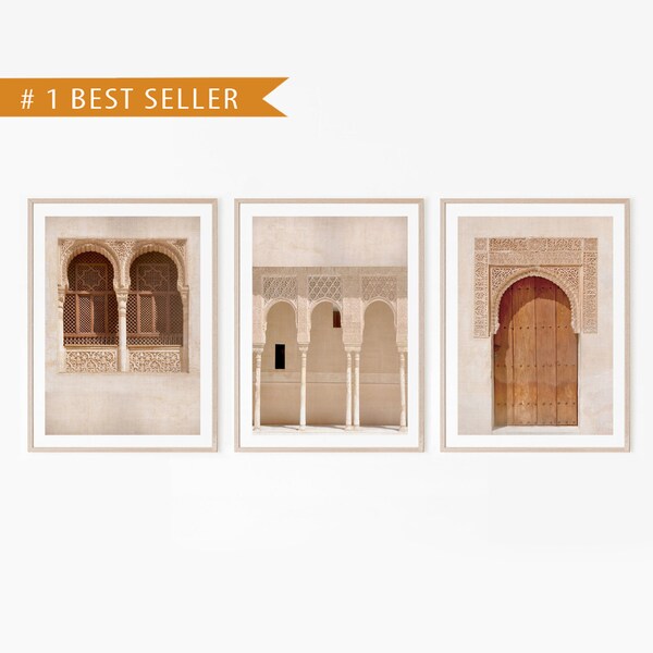 Triptych Architecture Art - Etsy