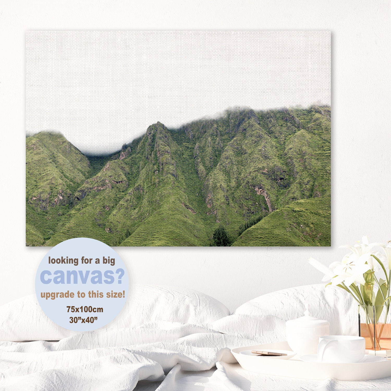 Landscape Wall Art Nature Country Art Green Mountain Photo - Etsy