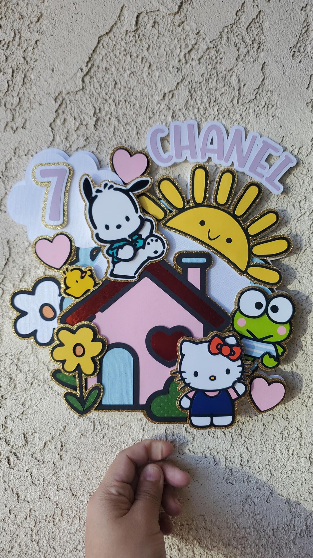 Hello Kitty, Pochacco, Keroppi Sanrio Cake Topper - Etsy