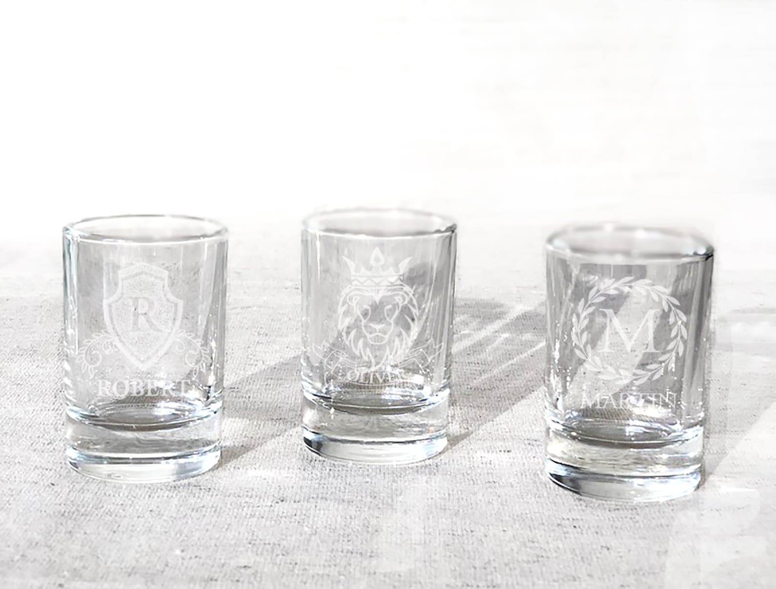 Personalized Shot Glass Set 6 Custom Engraved Shot Glasses | Etsy