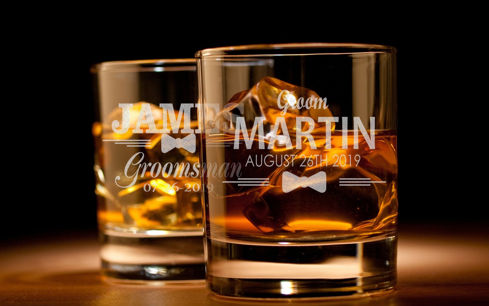 Custom Whiskey Glasses Engraved Whiskey Glasses Personalized | Etsy