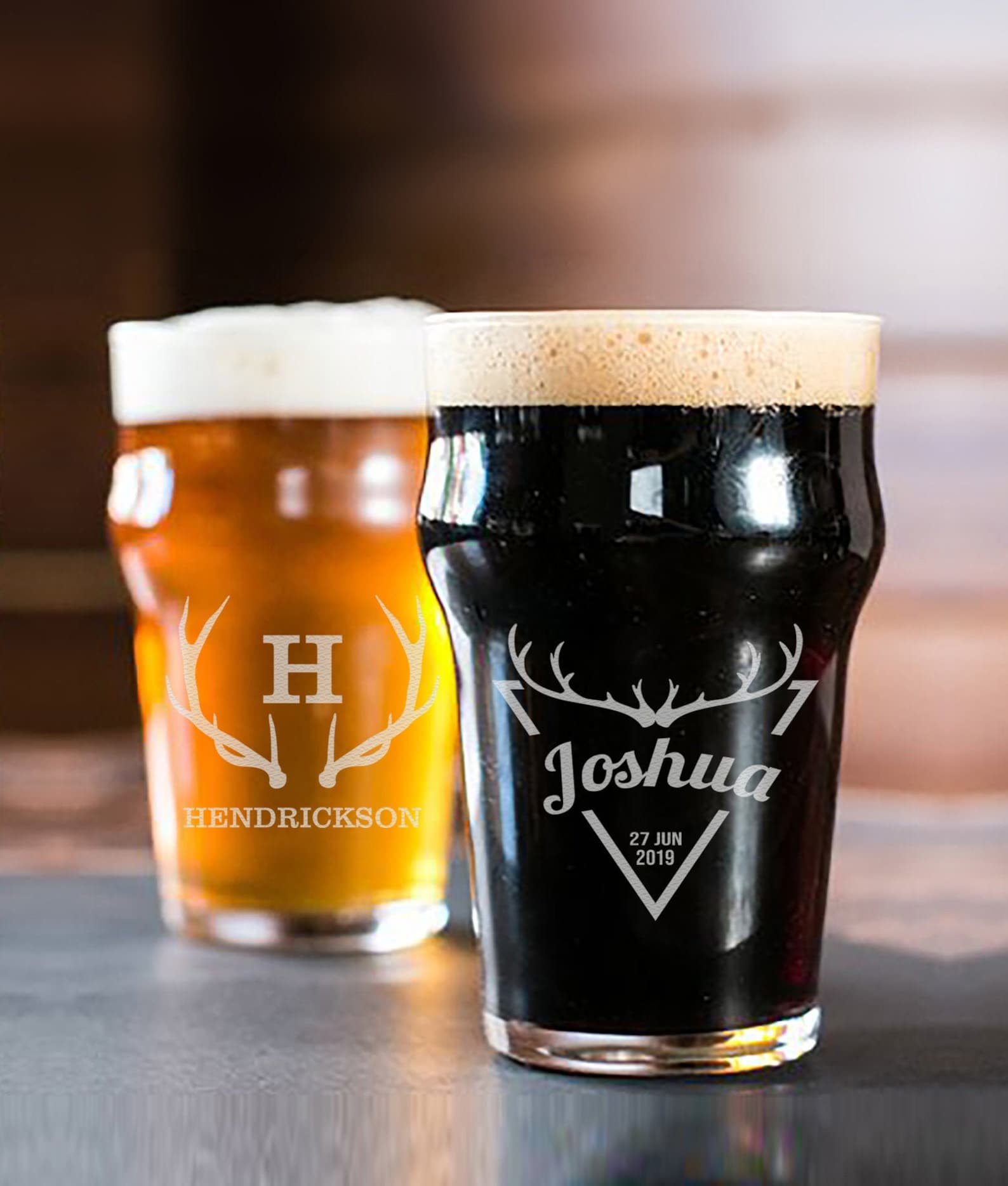 Custom Beer Glasses Personalized Beer Glass Gift for Him - Etsy