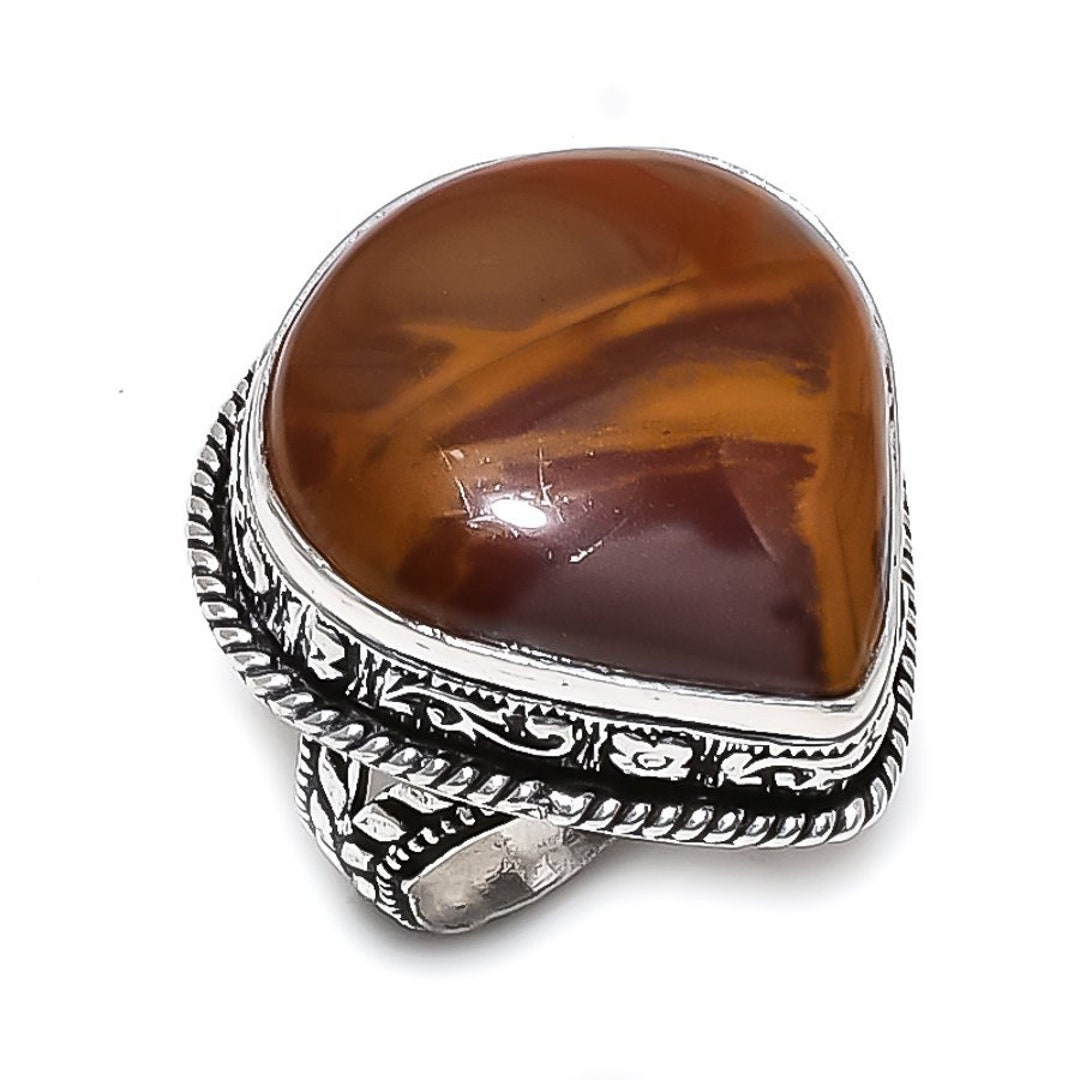 Genuine Noreena Jasper Rings, Beautiful Pear Shape Jasper Ring, 925 ...