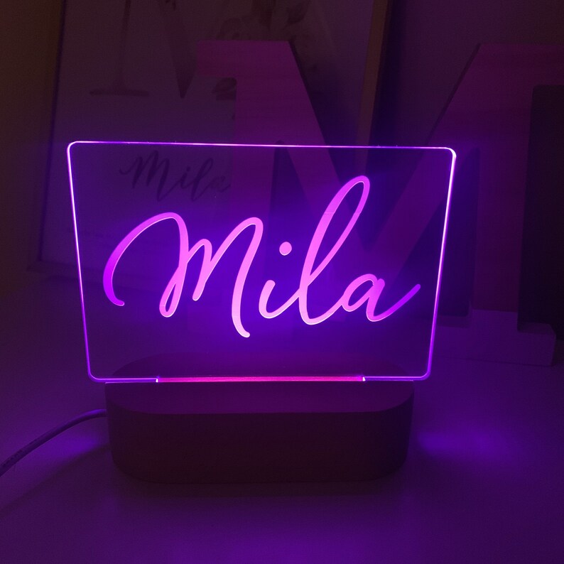 Personalised Night Light Childrens Night Light Kids Room | Etsy