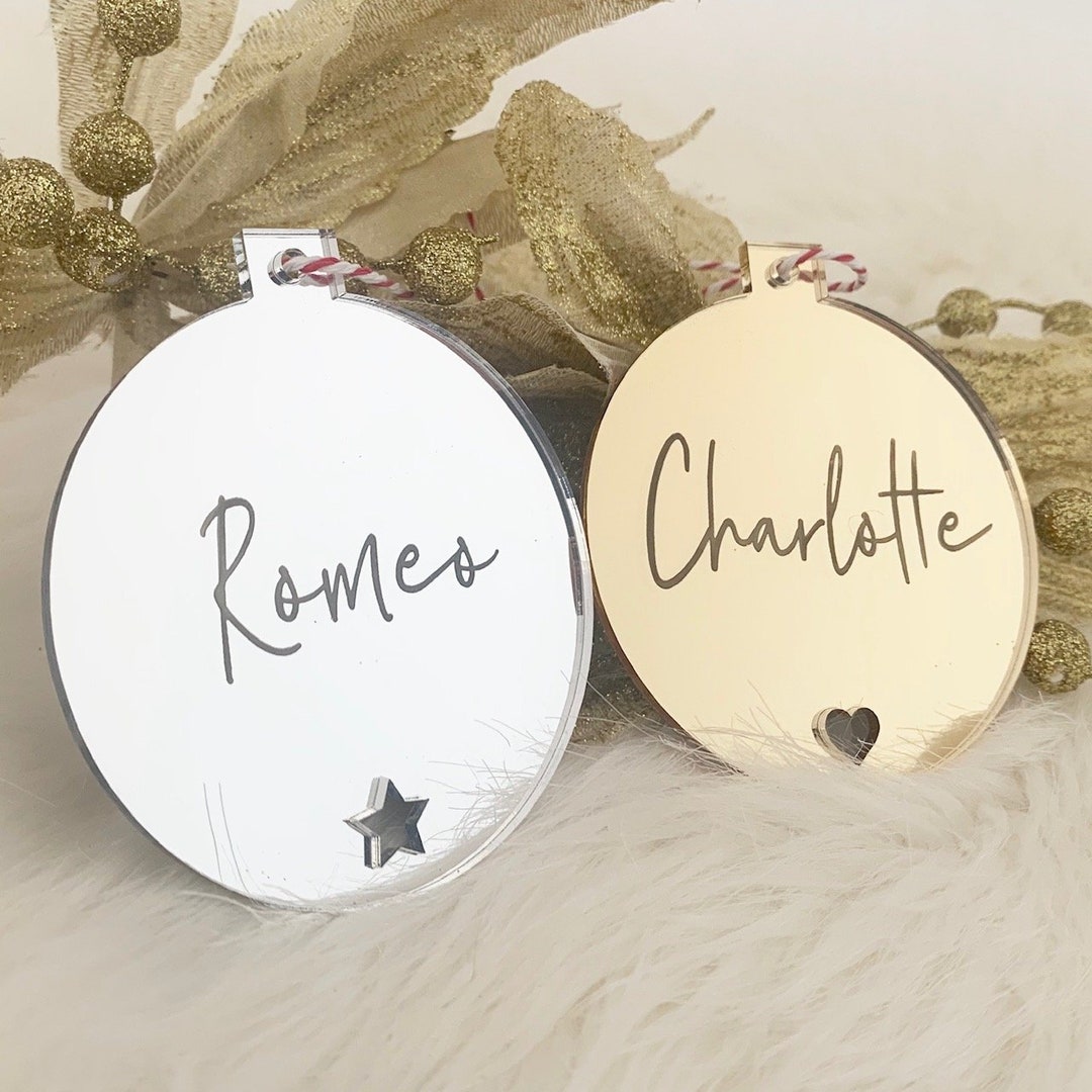 Christmas Tree Ornament Personalised Tree Decoration Christmas ...