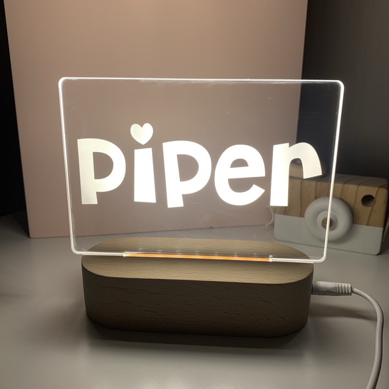 Personalised Night Light Childrens Night Light Kids Room | Etsy