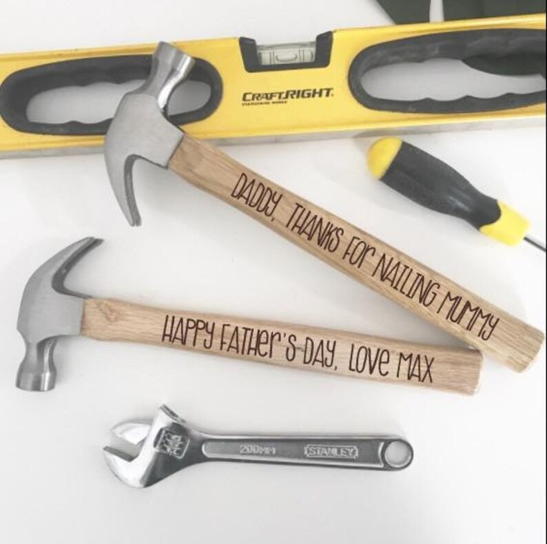 Personalised Hammer | Engraved Hammer | Gift for Dad | Fathers Day Gift ...