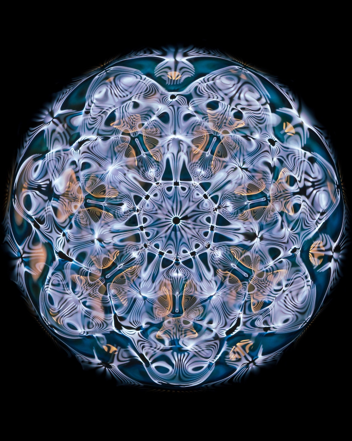 CYMATICS Photography Print - Frequency - 41hz (note E) - Black - Etsy