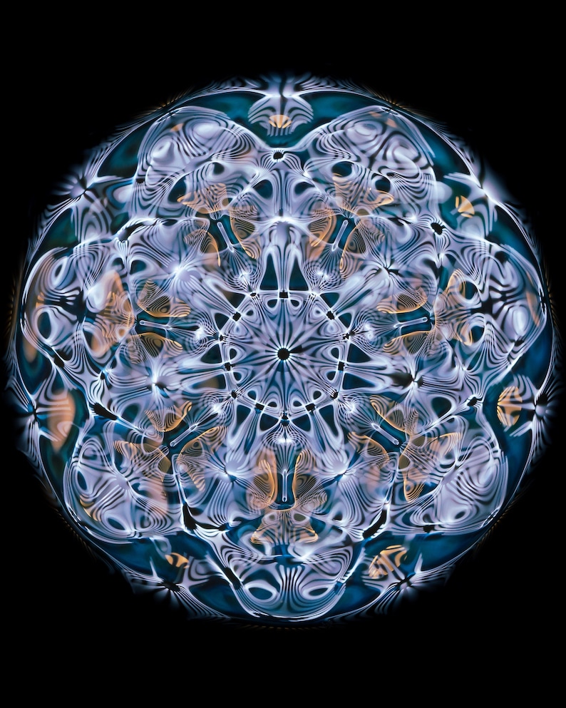 CYMATICS Photography Print - Frequency - 41hz (note E) - Black - Etsy