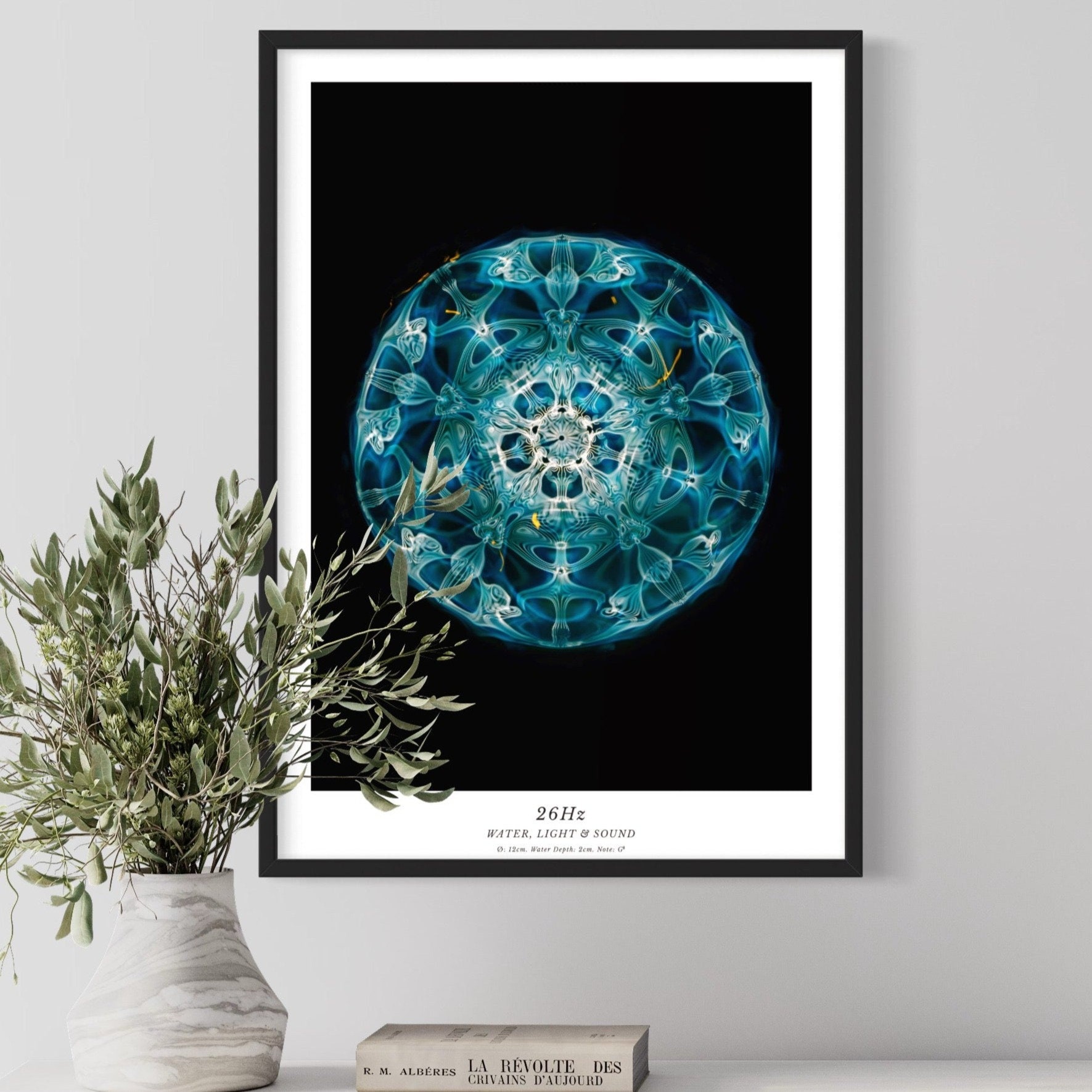 CYMATICS Photography Print - Frequency - 26hz (note G#) - Etsy