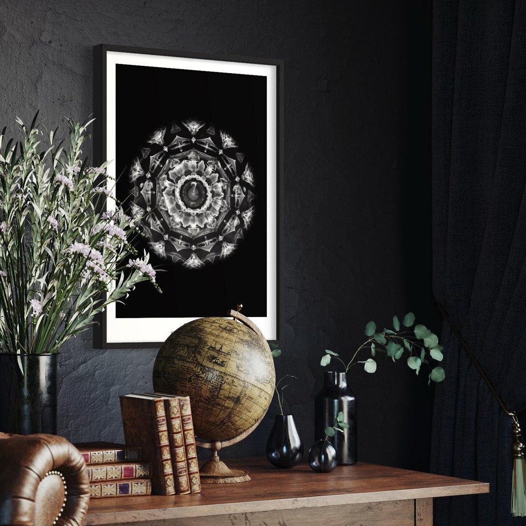 CYMATICS Photography Print - Frequency - 18.8hz Black and White - Etsy