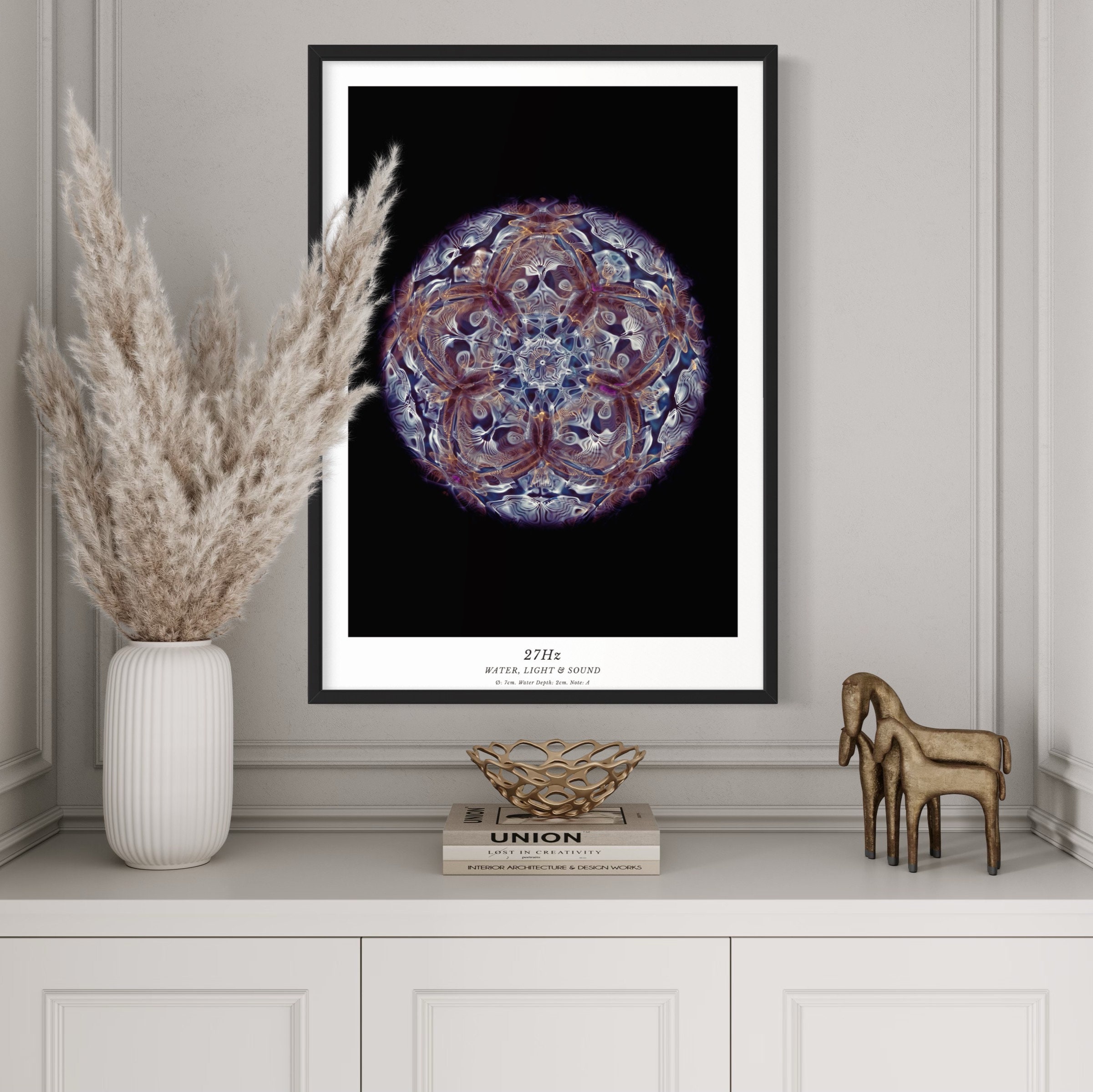 CYMATICS Photography Print - Frequency - 27hz (note A) - Etsy
