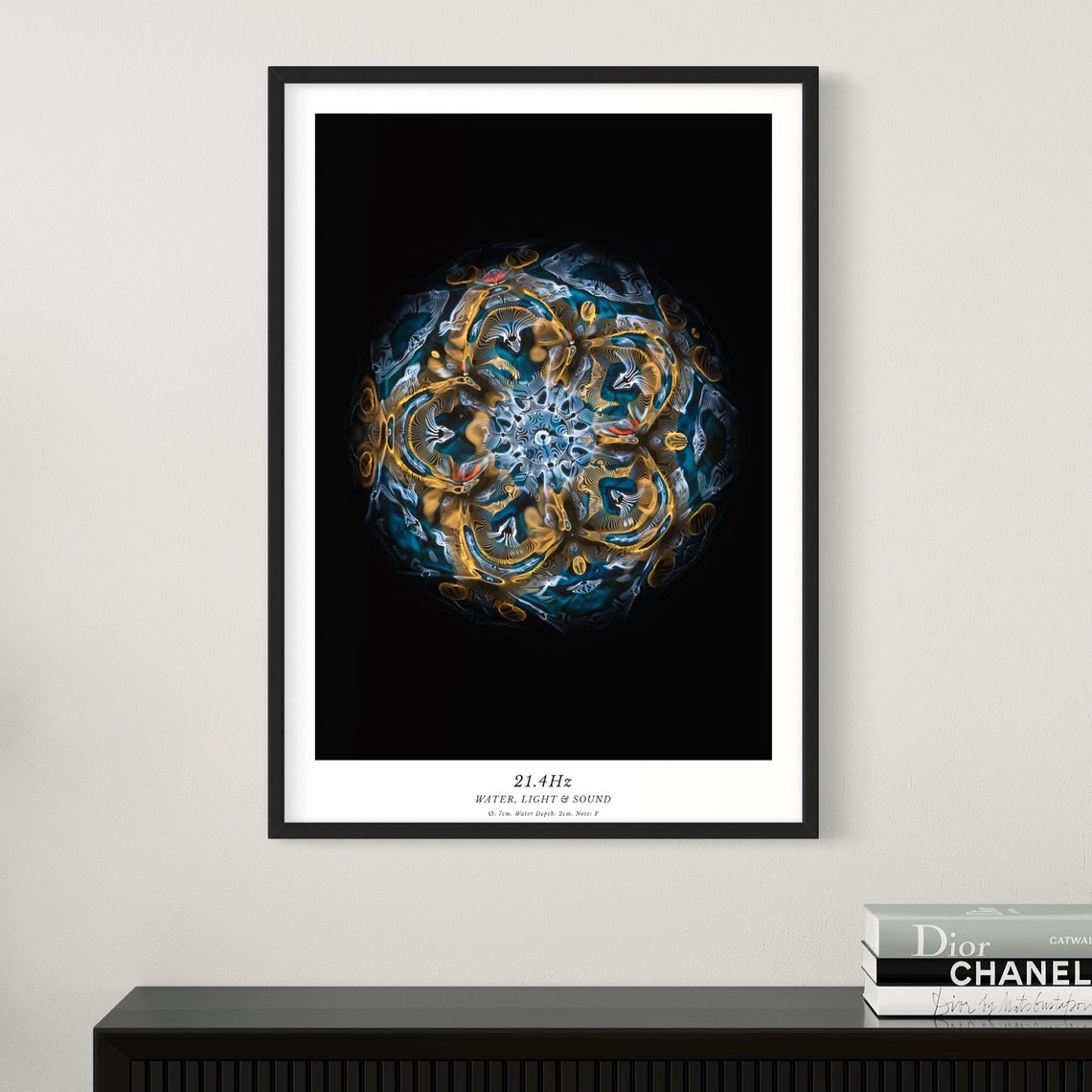 CYMATICS Photography Print - Frequency - 21.4hz (note F) - Etsy