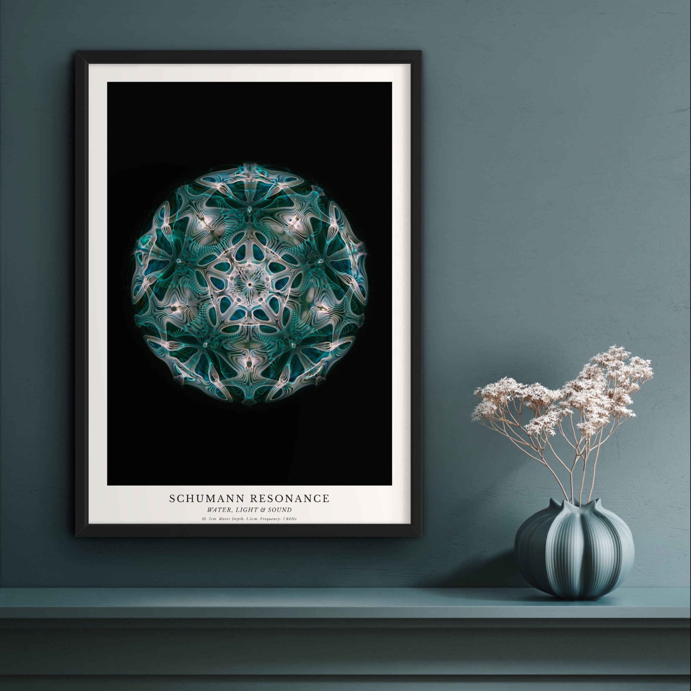CYMATICS SCHUMANN RESONANCE Photography Print - Frequency - (7.83hz ...