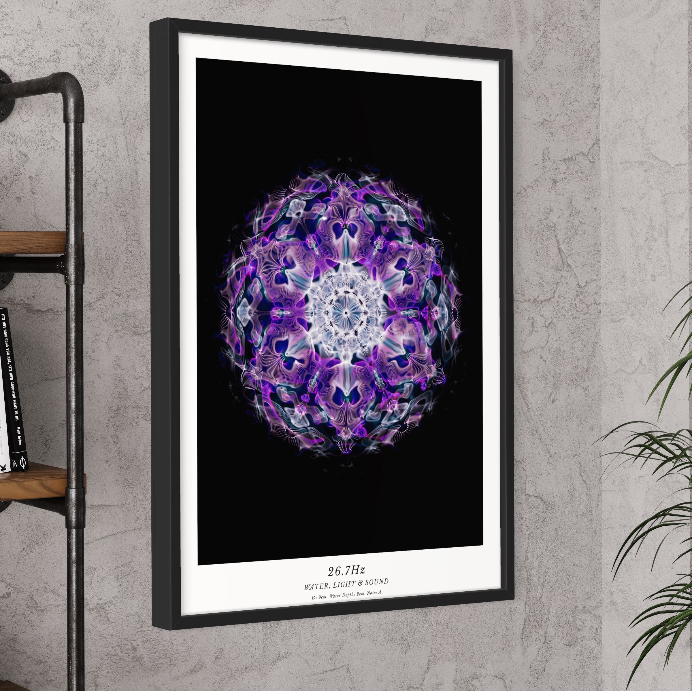 CYMATICS Photography Print - Frequency - 26.7hz (note A) - Etsy