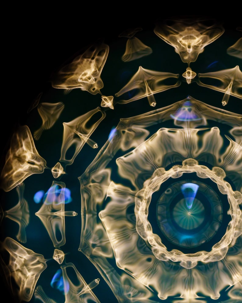 CYMATICS Photography Print - Frequency - 18.8hz (note D) - Etsy