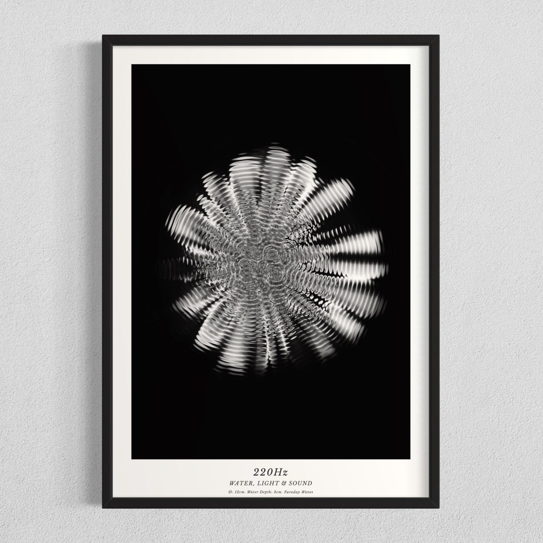 CYMATICS Photography Print - Frequency - 220hz - Etsy