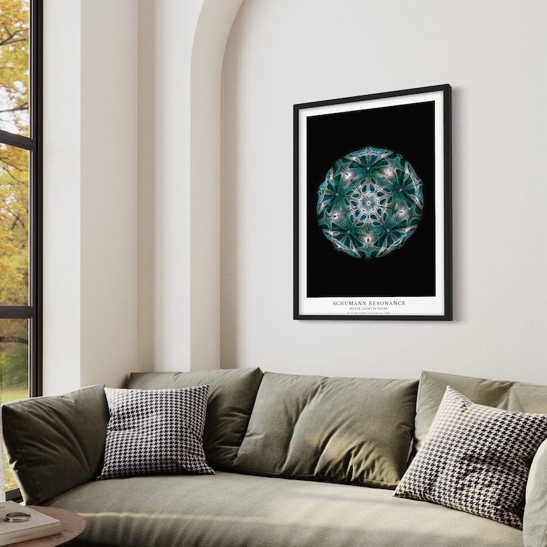 CYMATICS SCHUMANN RESONANCE Photography Print Frequency 7.83hz - Etsy