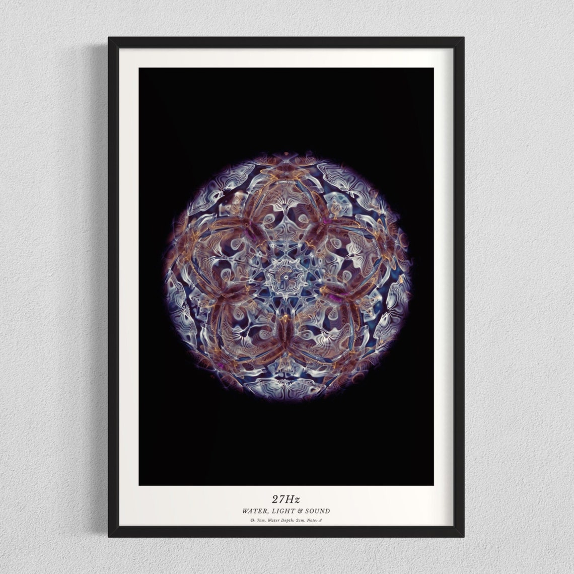CYMATICS Photography Print - Frequency - 27hz (note A) - Etsy