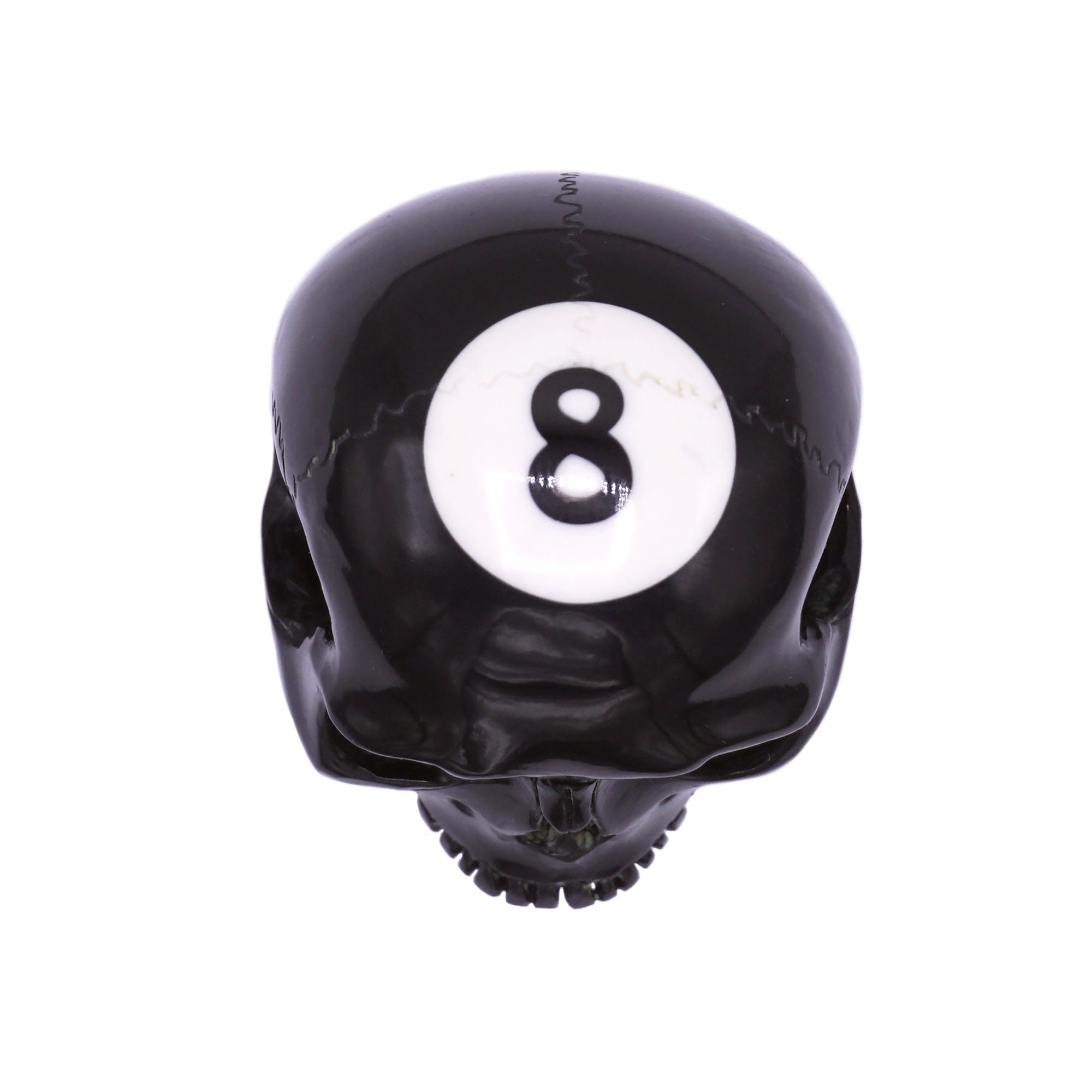 Hand Carved Pool Ball Skull, 8 Ball, Skeleton Head Billiard Ball, Skull ...